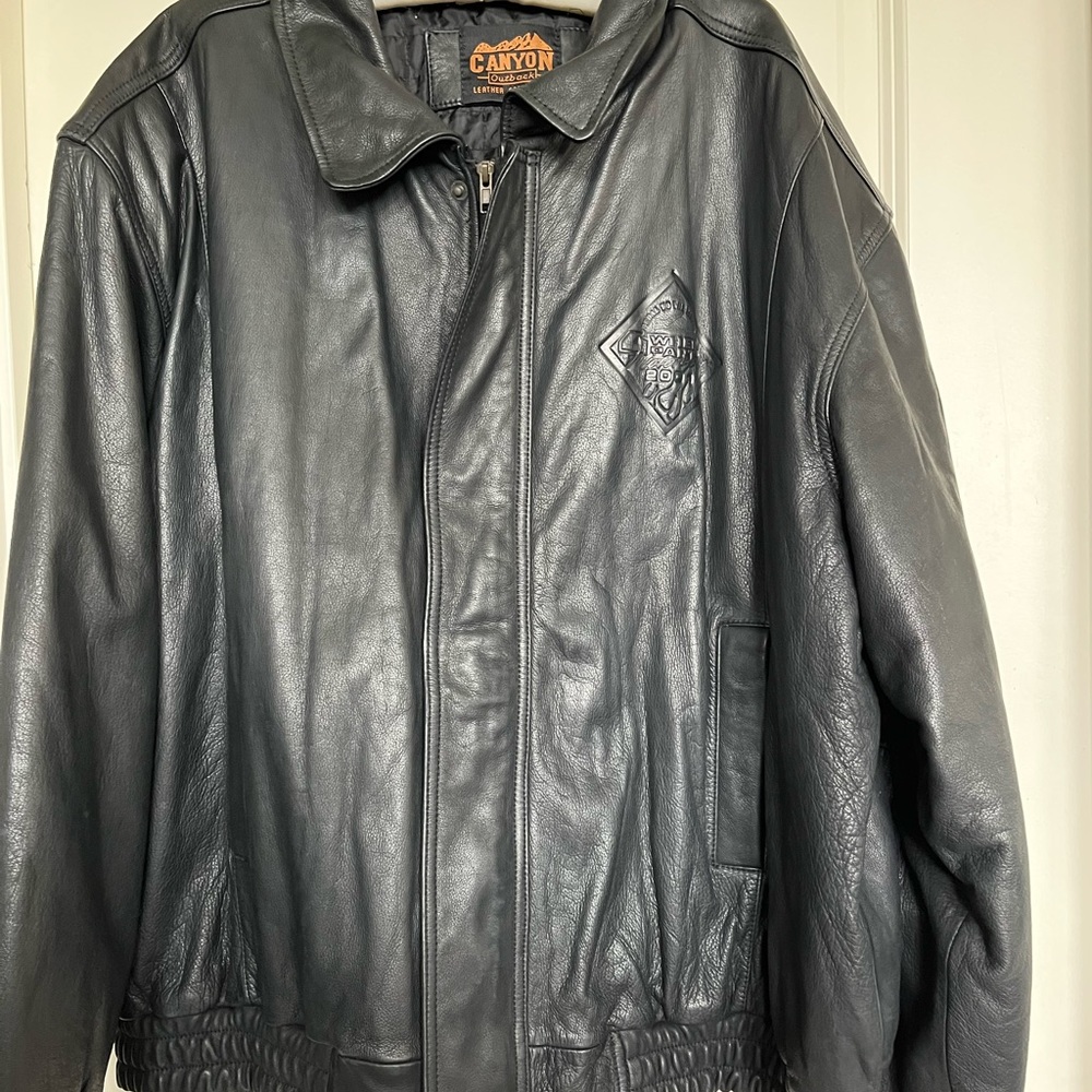 Vintage 2001 4 Wheel Parts Leather Jacket - Gem